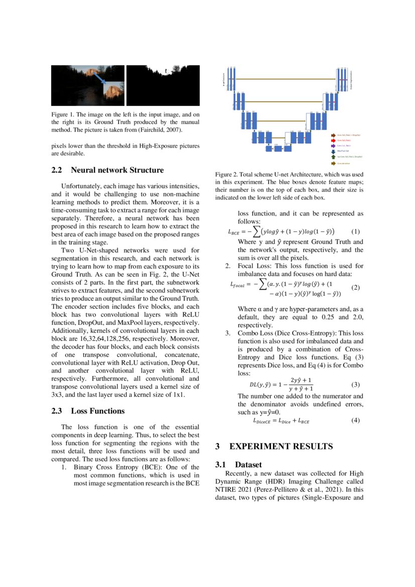 Supervised Image Segmentation For High Dynamic Range Imaging Deepai