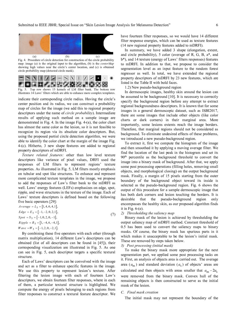 Supervised Saliency Map Driven Segmentation of the Lesions in Dermoscopic Images | DeepAI