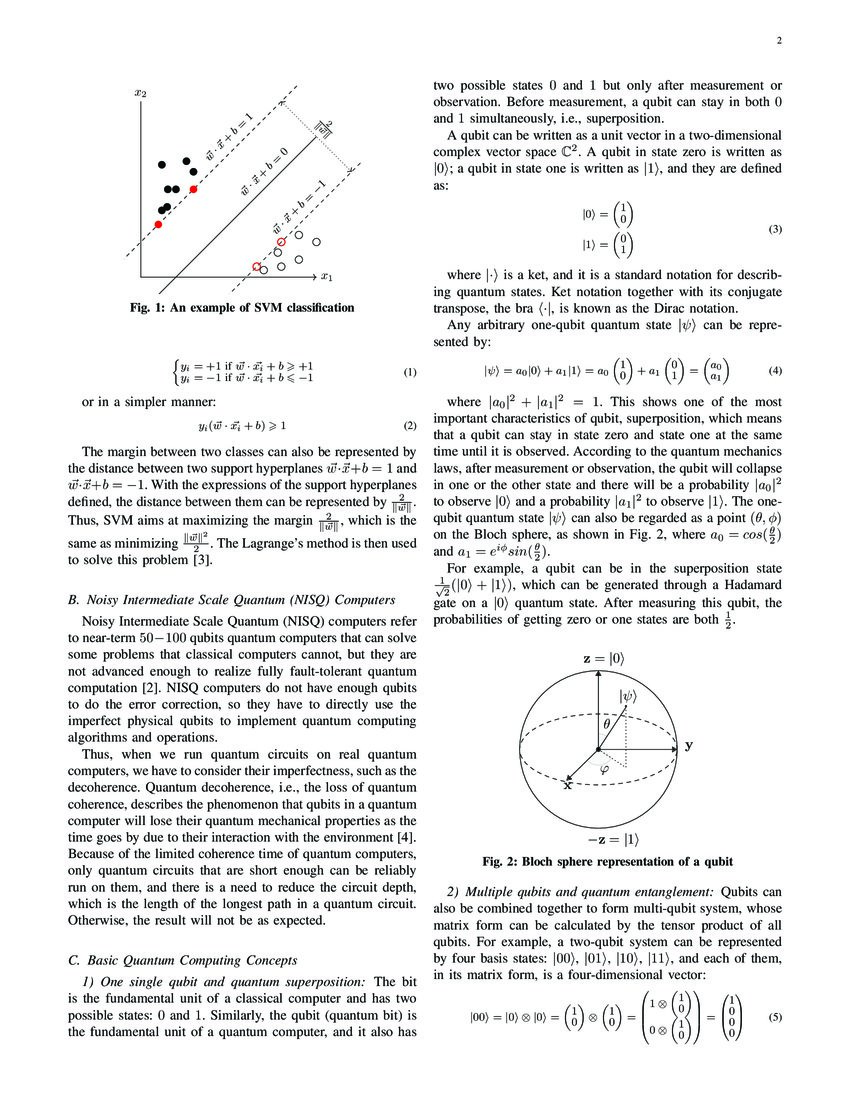 Support Vector Machines on Noisy Intermediate Scale Quantum Computers | DeepAI