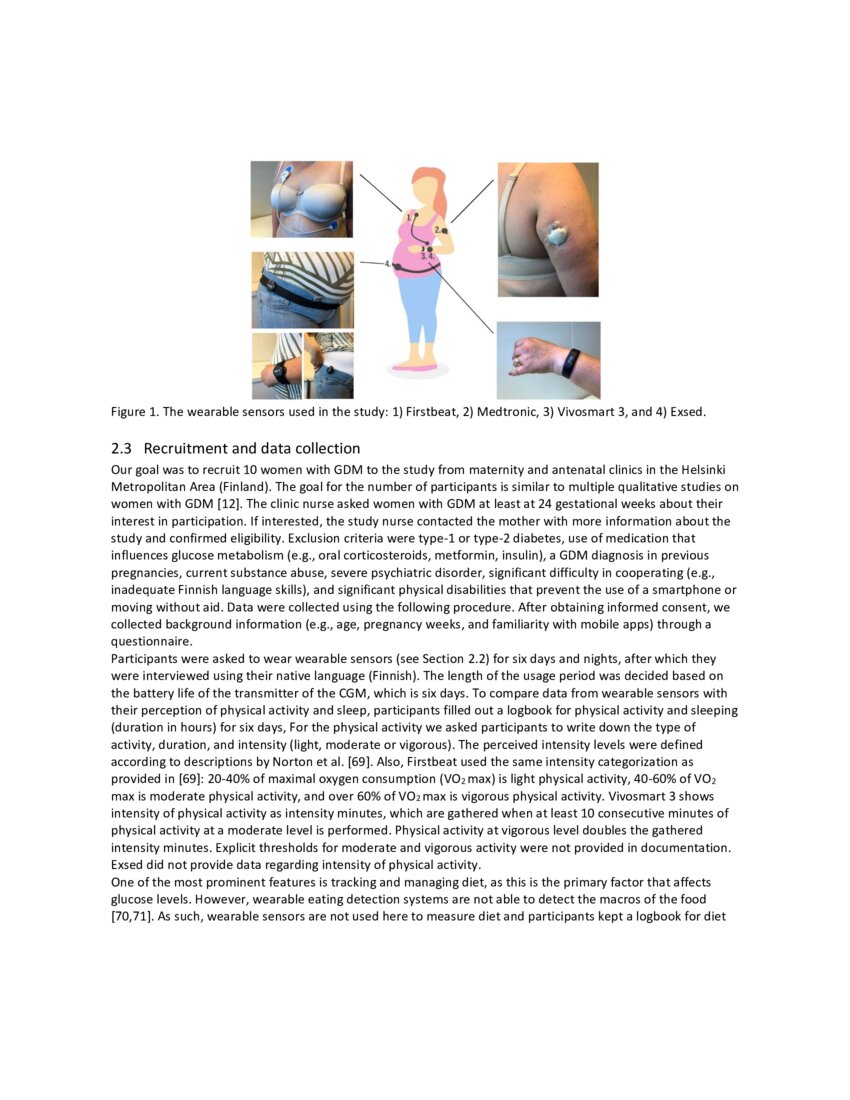 Supporting Management of Gestational Diabetes with Comprehensive Self ...