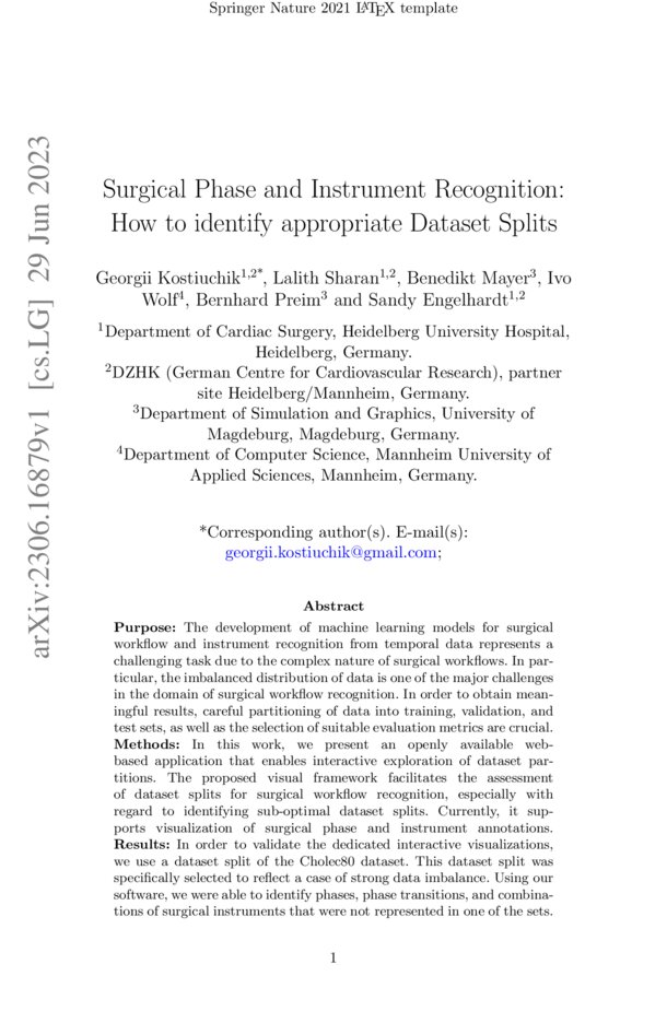 Surgical Phase And Instrument Recognition How To Identify Appropriate