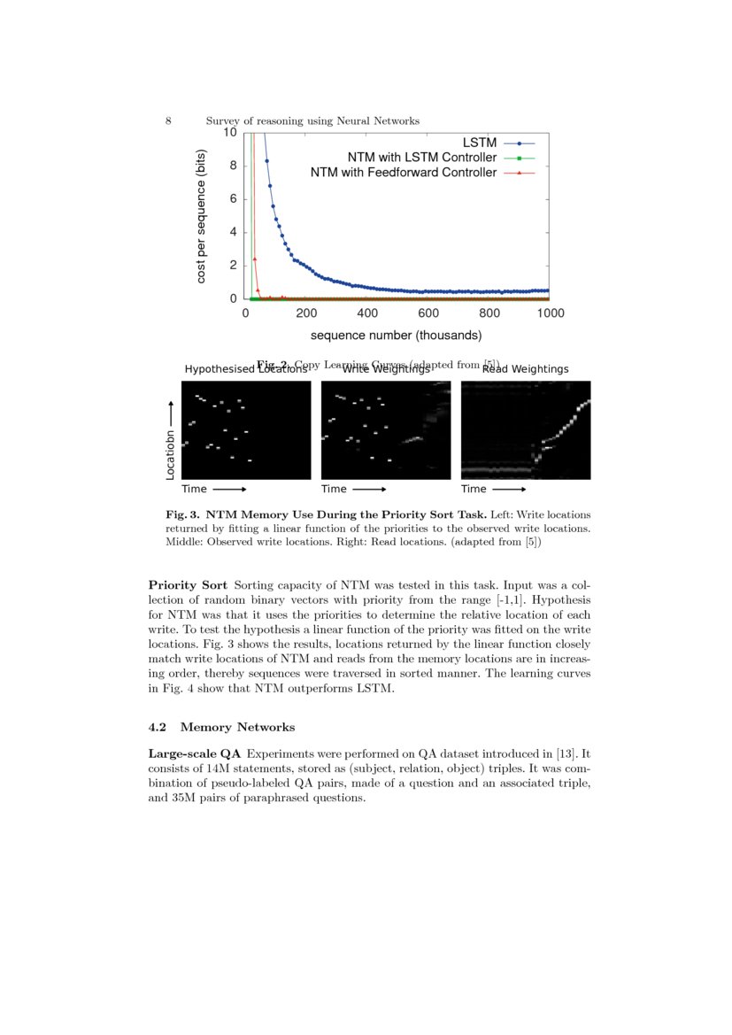 Survey of reasoning using Neural networks | DeepAI