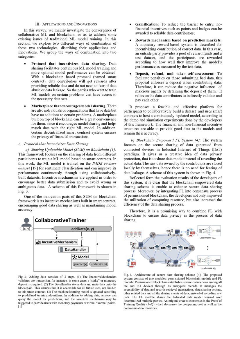 Survey on the Convergence of Machine Learning and Blockchain | DeepAI
