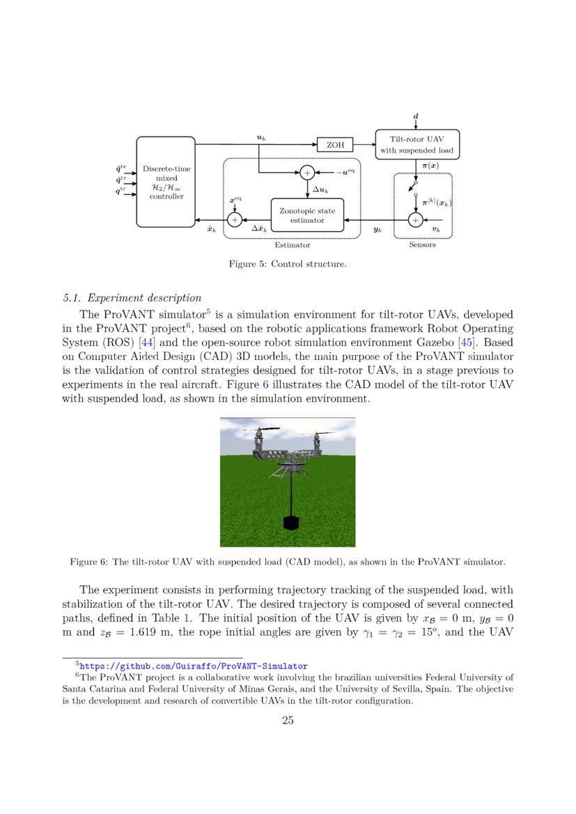 Suspended Load Path Tracking Control Using A Tilt Rotor Uav Based On