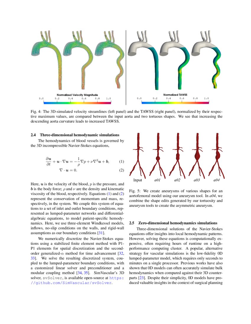 svMorph: Interactive geometry-editing tools for virtual patient ...