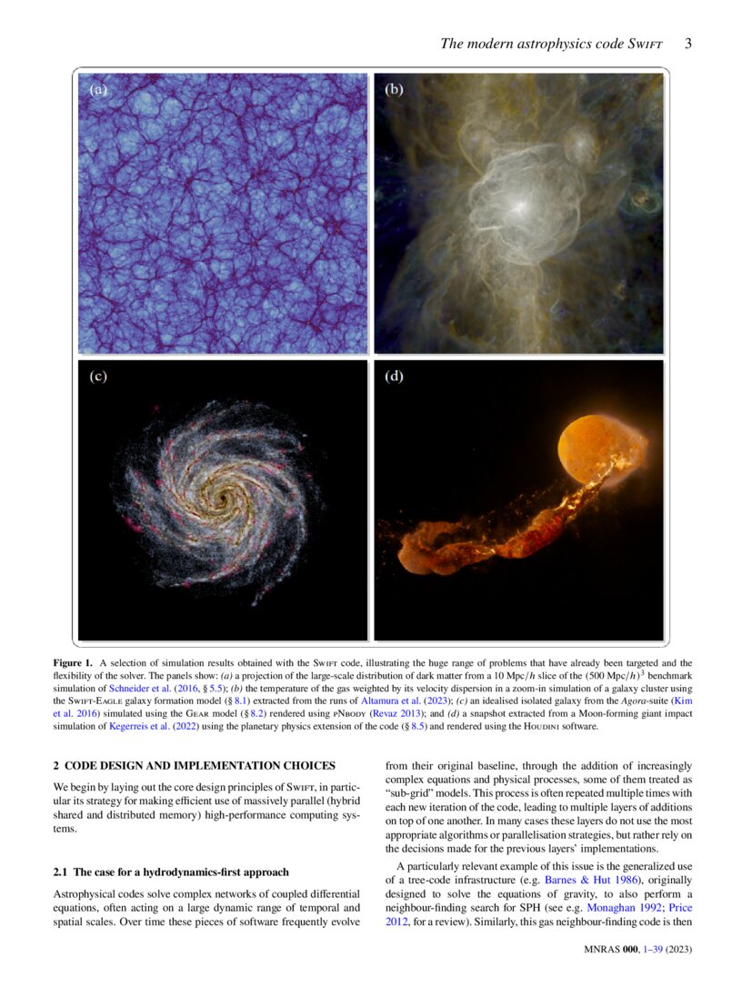 Swift: A modern highly-parallel gravity and smoothed particle hydrodynamics solver for ...