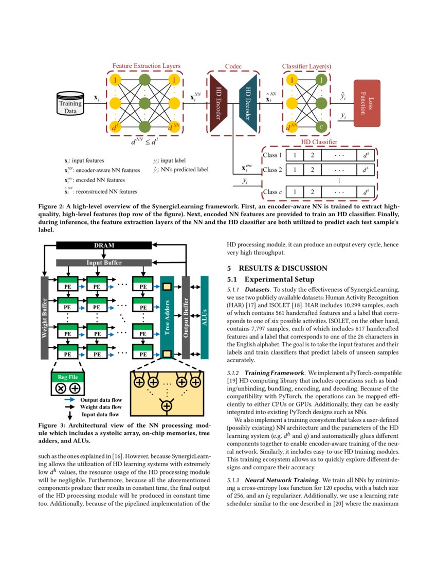 SynergicLearning: Neural Network-Based Feature Extraction for Highly ...