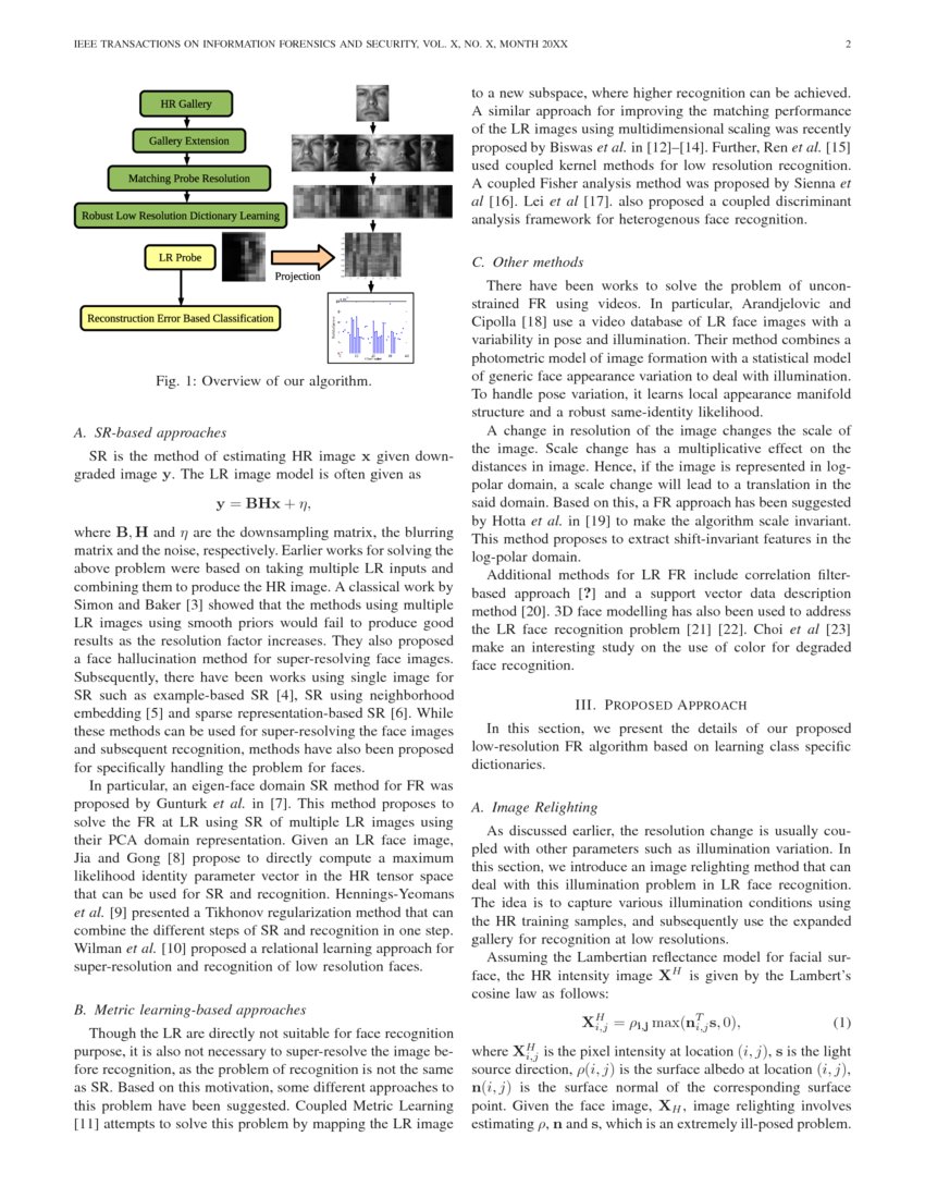 Synthesis-based Robust Low Resolution Face Recognition | DeepAI