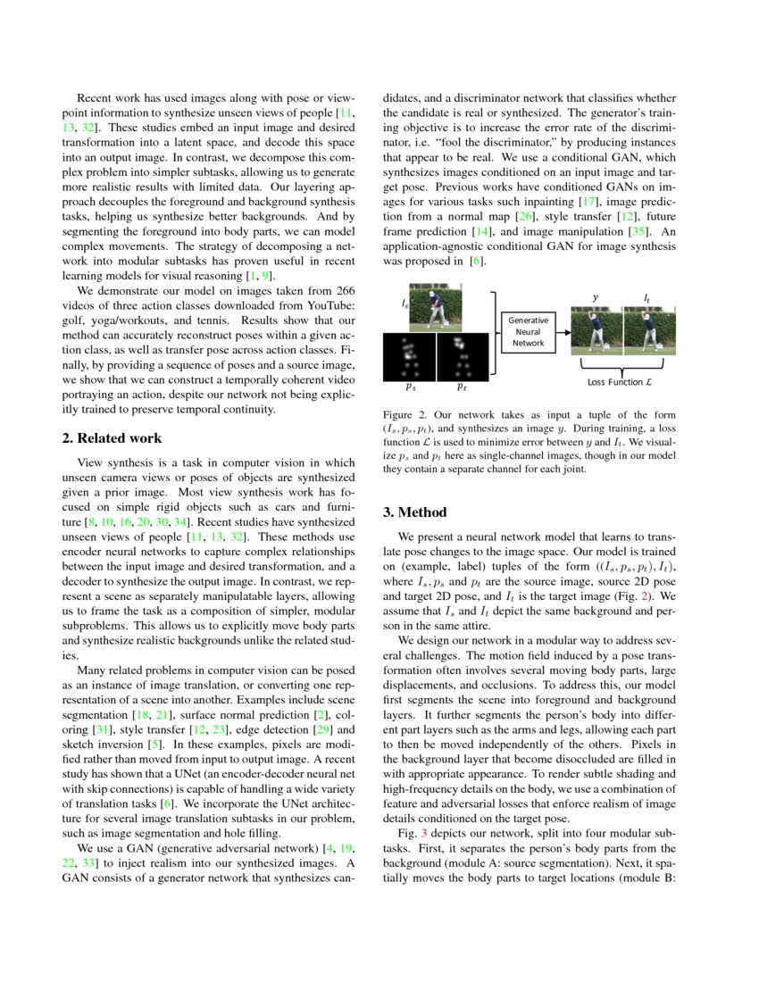 Synthesizing Images of Humans in Unseen Poses | DeepAI