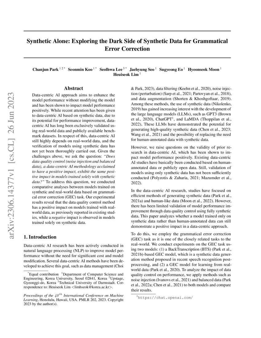 Synthetic Alone Exploring The Dark Side Of Synthetic Data For