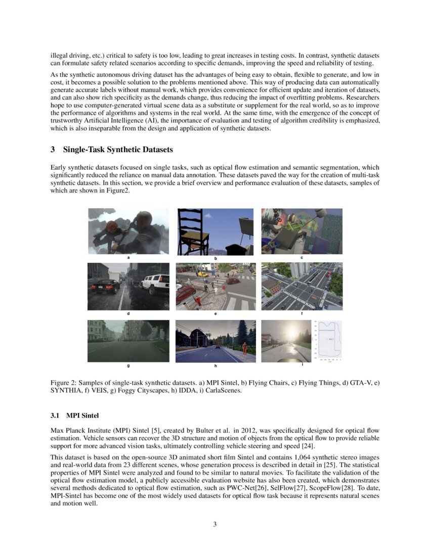 Synthetic Datasets For Autonomous Driving A Survey Deepai