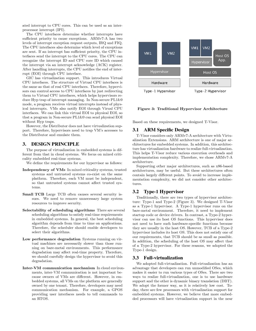T-Visor: A Hypervisor for Mixed Criticality Embedded Real-time System ...