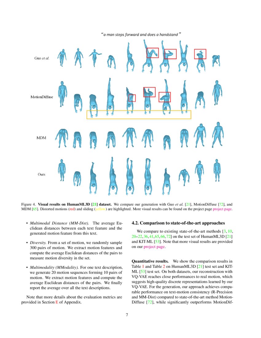 T2M-GPT: Generating Human Motion from Textual Descriptions with Discrete Representations | DeepAI