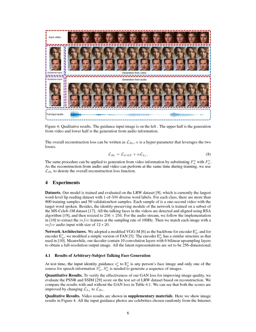 Talking Face Generation by Adversarially Disentangled Audio-Visual ...