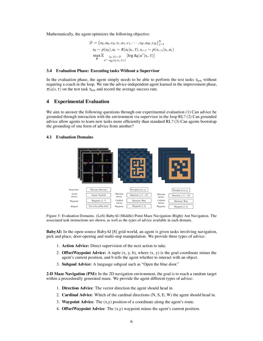 Teachable Reinforcement Learning via Advice Distillation | DeepAI
