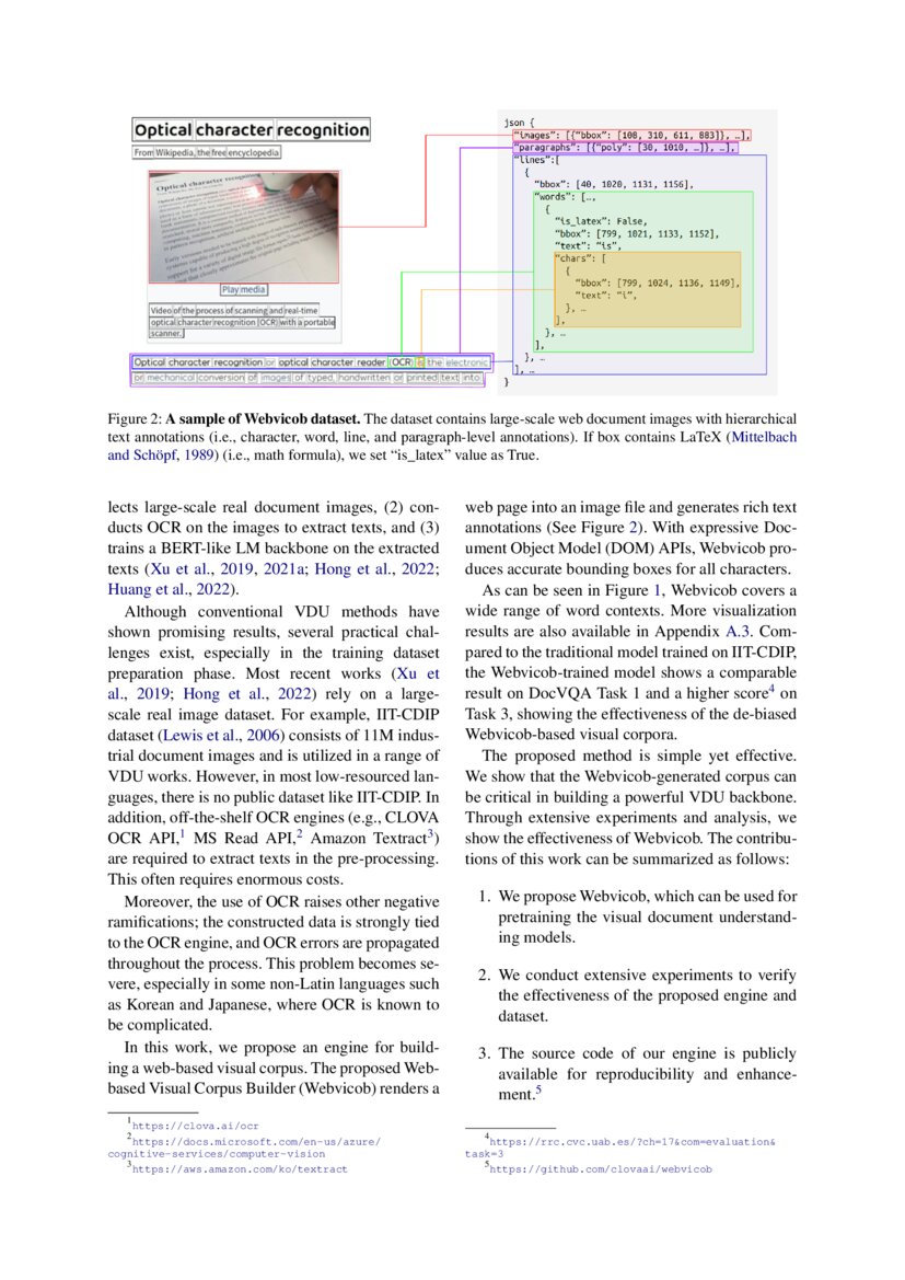 Technical Report on Web-based Visual Corpus Construction for Visual Document Understanding | DeepAI