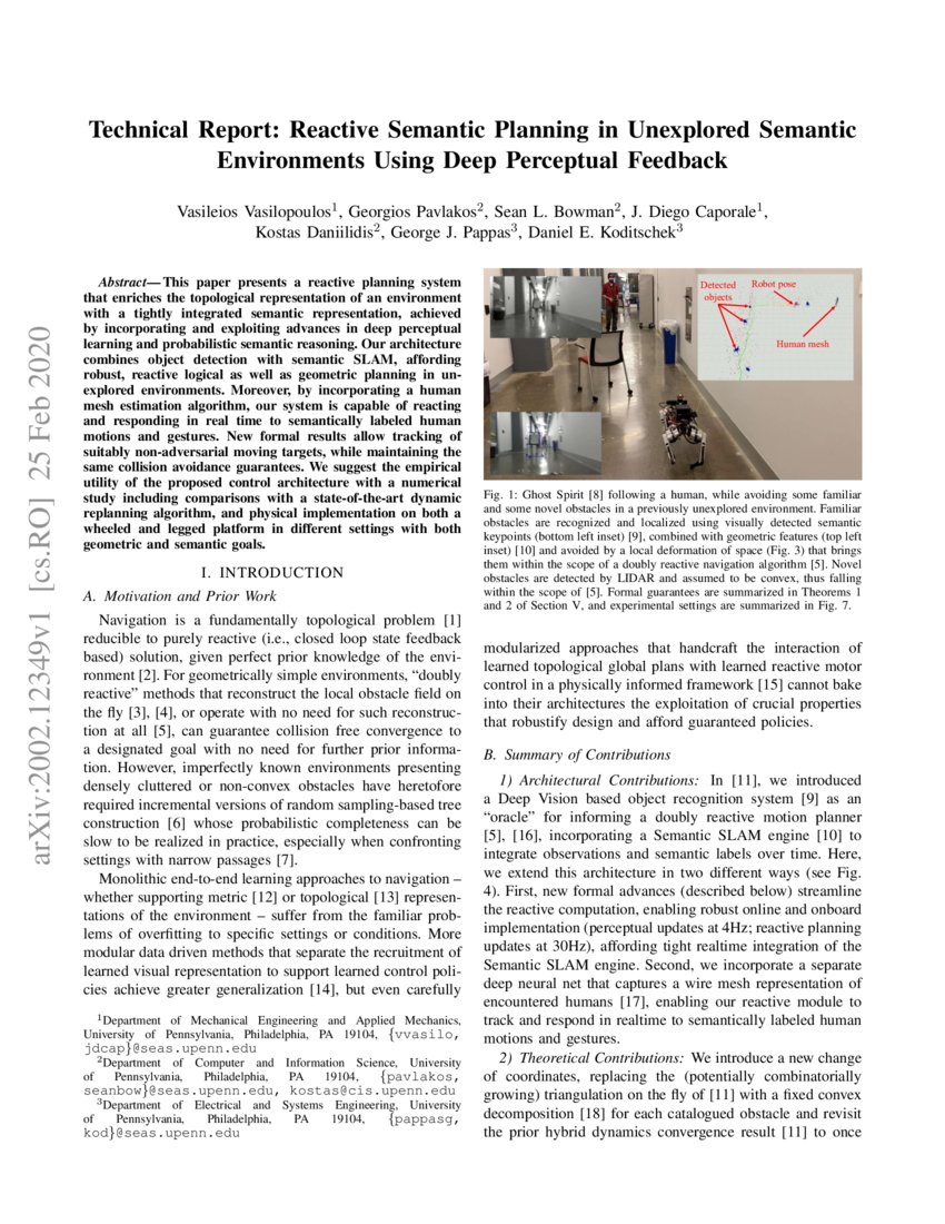 Technical Report: Reactive Semantic Planning in Unexplored Semantic Environments Using Deep ...