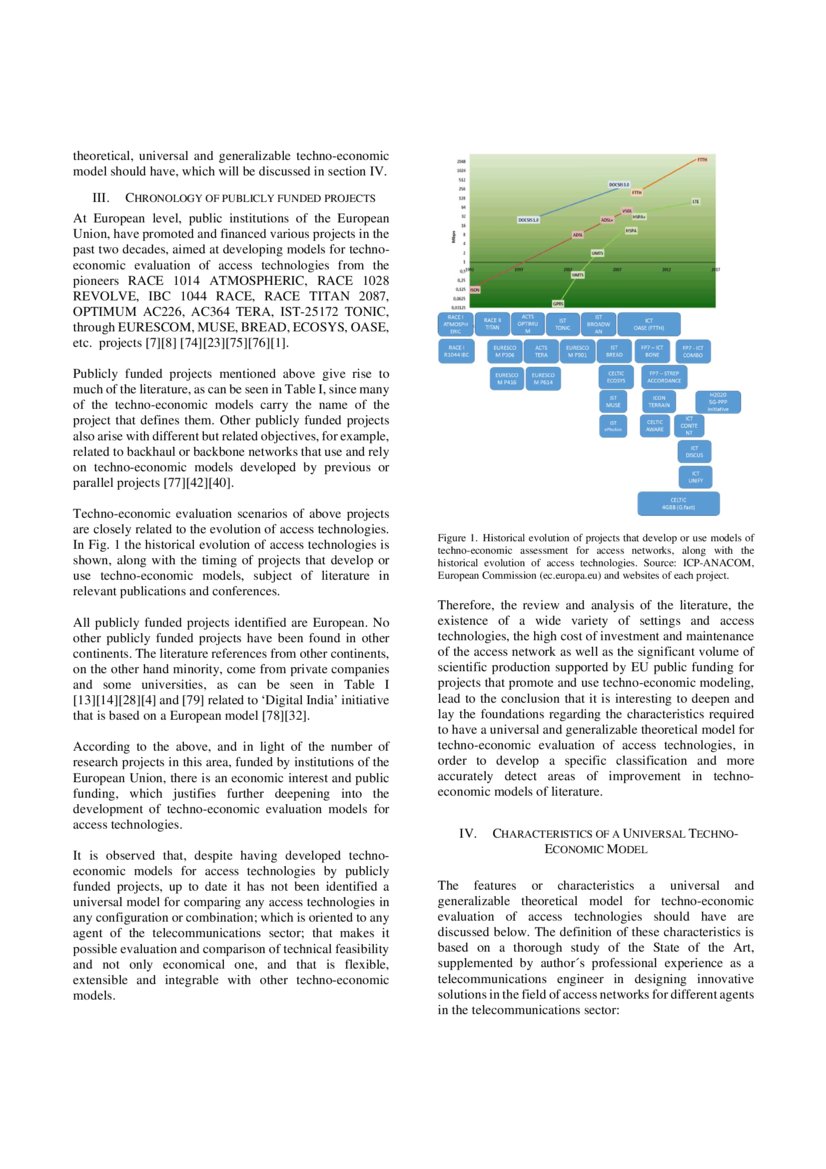 Techno-Economic Assessment in Communications: Models for Access Network ...