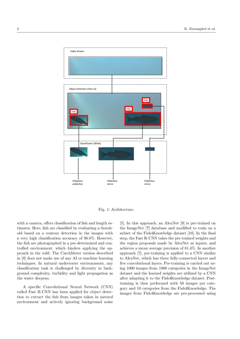 Temperate Fish Detection and Classification: a Deep Learning based ... Temperate Fish Detection and Classification: a Deep Learning based ...