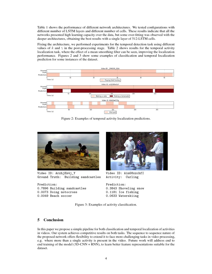 Temporal Activity Detection in Untrimmed Videos with Recurrent Neural ...