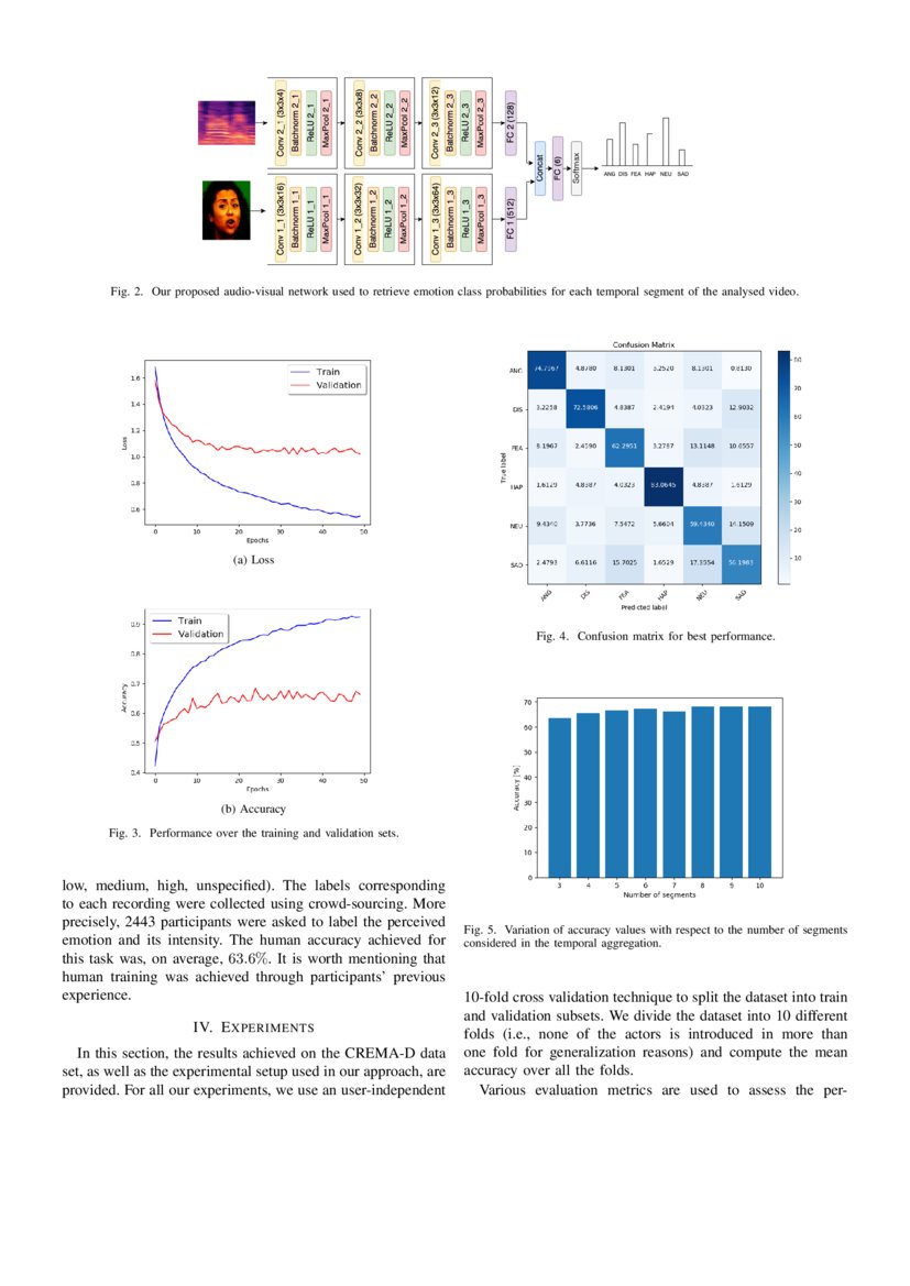 Temporal Aggregation Of Audio Visual Modalities For Emotion Recognition Deepai