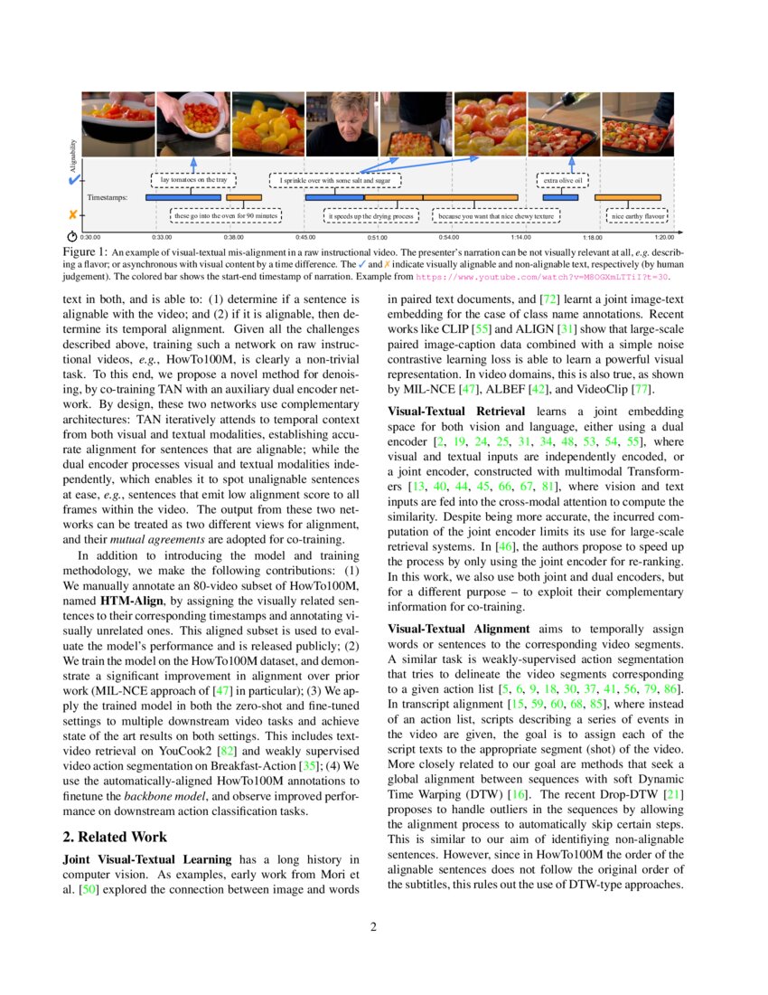 Temporal Alignment Networks for Long-term Video | DeepAI