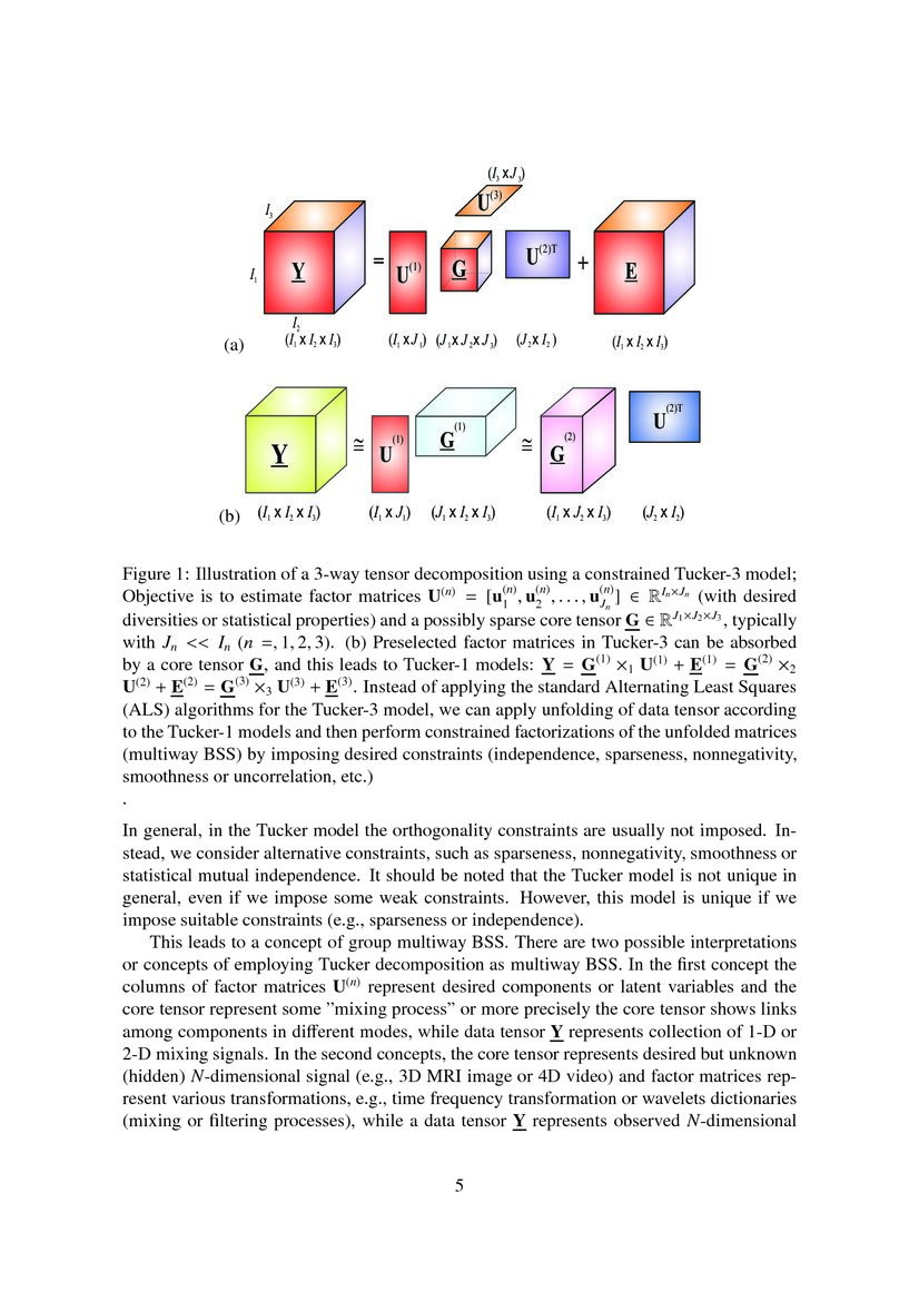 Tensor Decompositions: A New Concept in Brain Data Analysis? | DeepAI