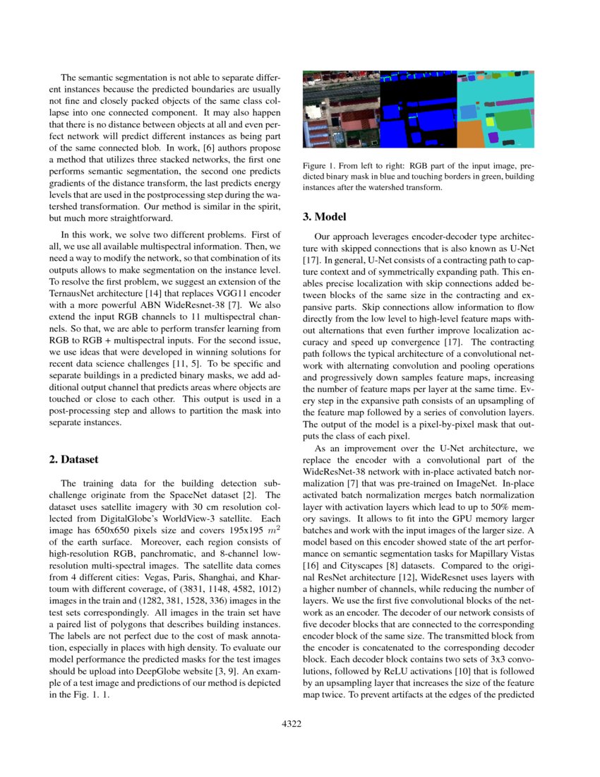 TernausNetV2: Fully Convolutional Network for Instance Segmentation | DeepAI