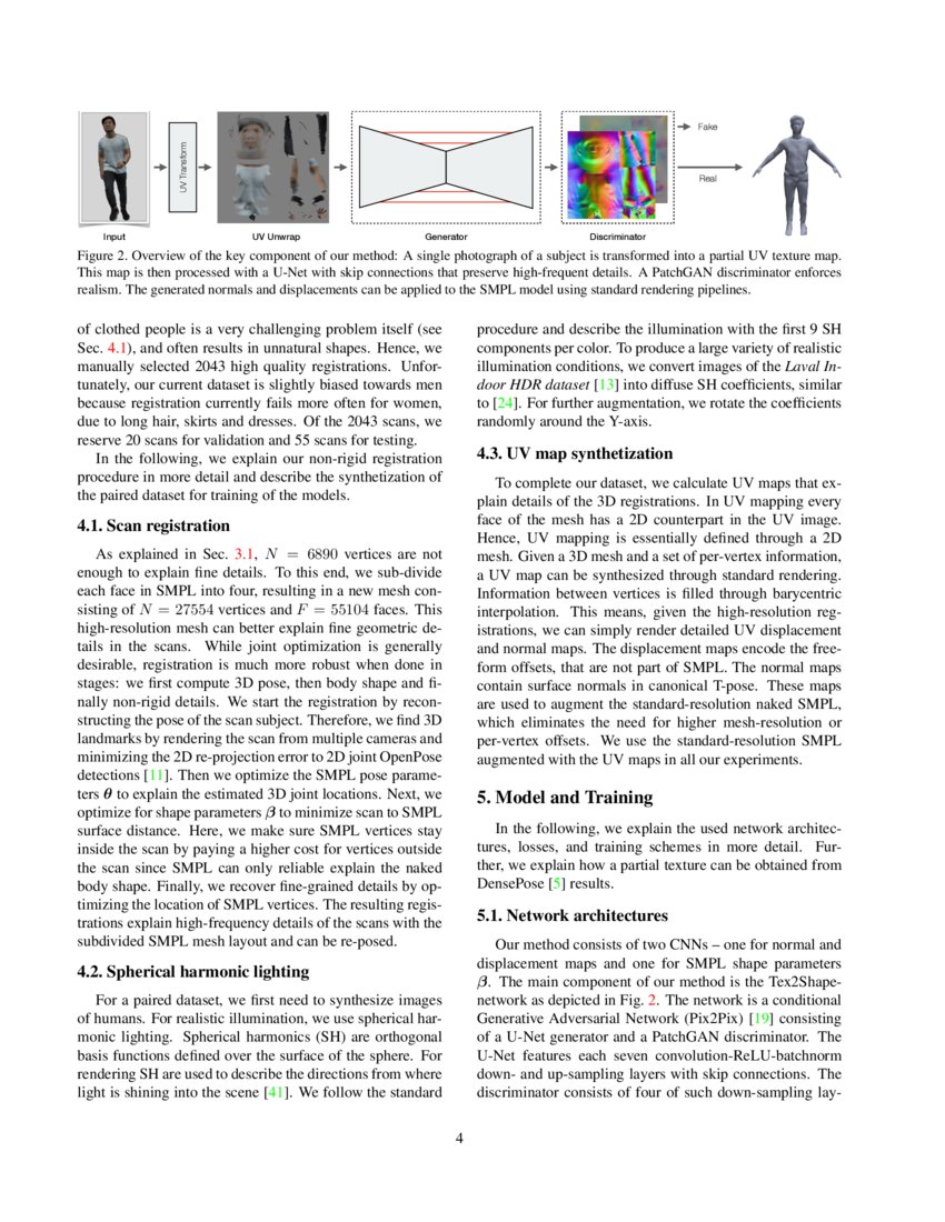 Tex2Shape: Detailed Full Human Body Geometry from a Single Image | DeepAI