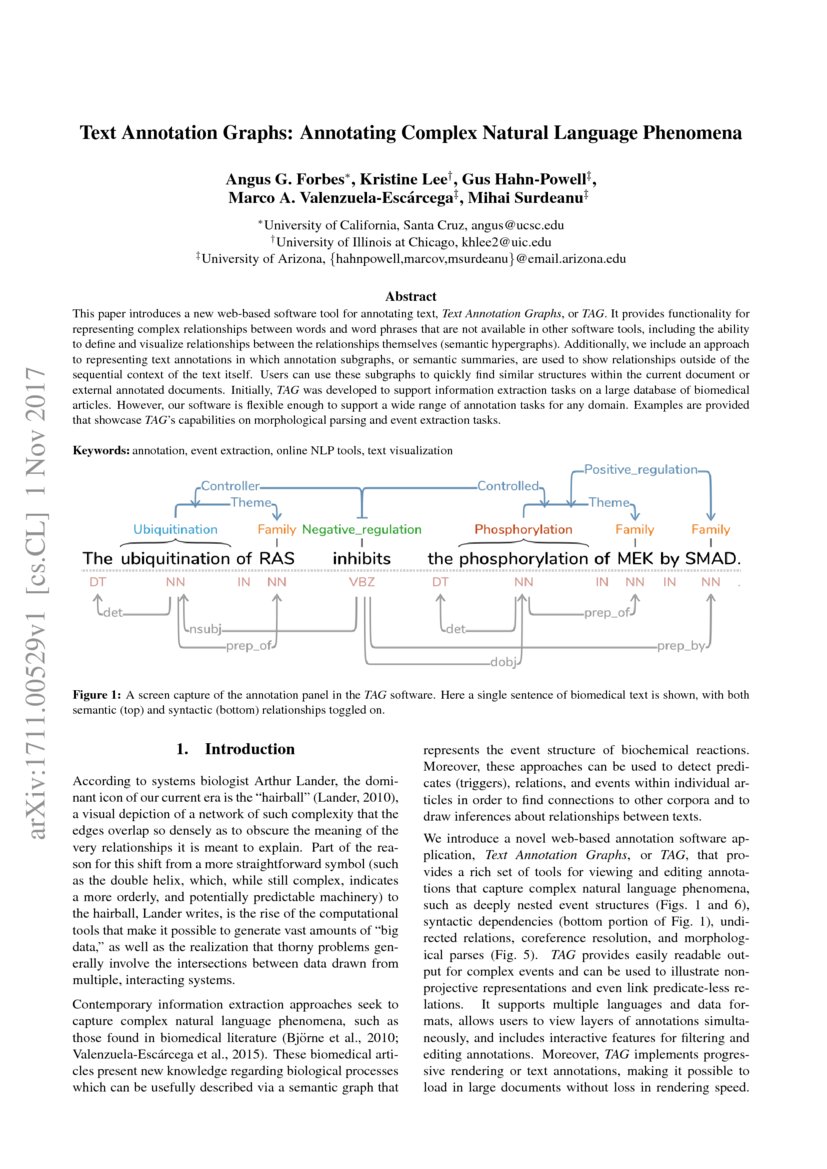 Text Annotation Graphs: Annotating Complex Natural Language Phenomena ...