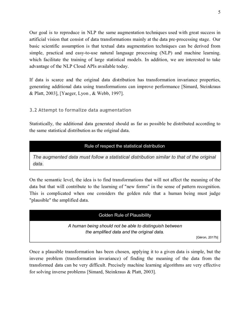 Text Data Augmentation Made Simple By Leveraging NLP Cloud APIs | DeepAI