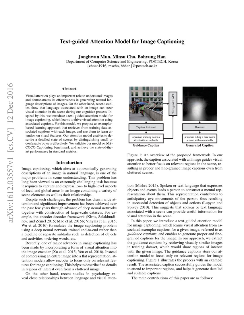 Text-guided Attention Model for Image Captioning | DeepAI