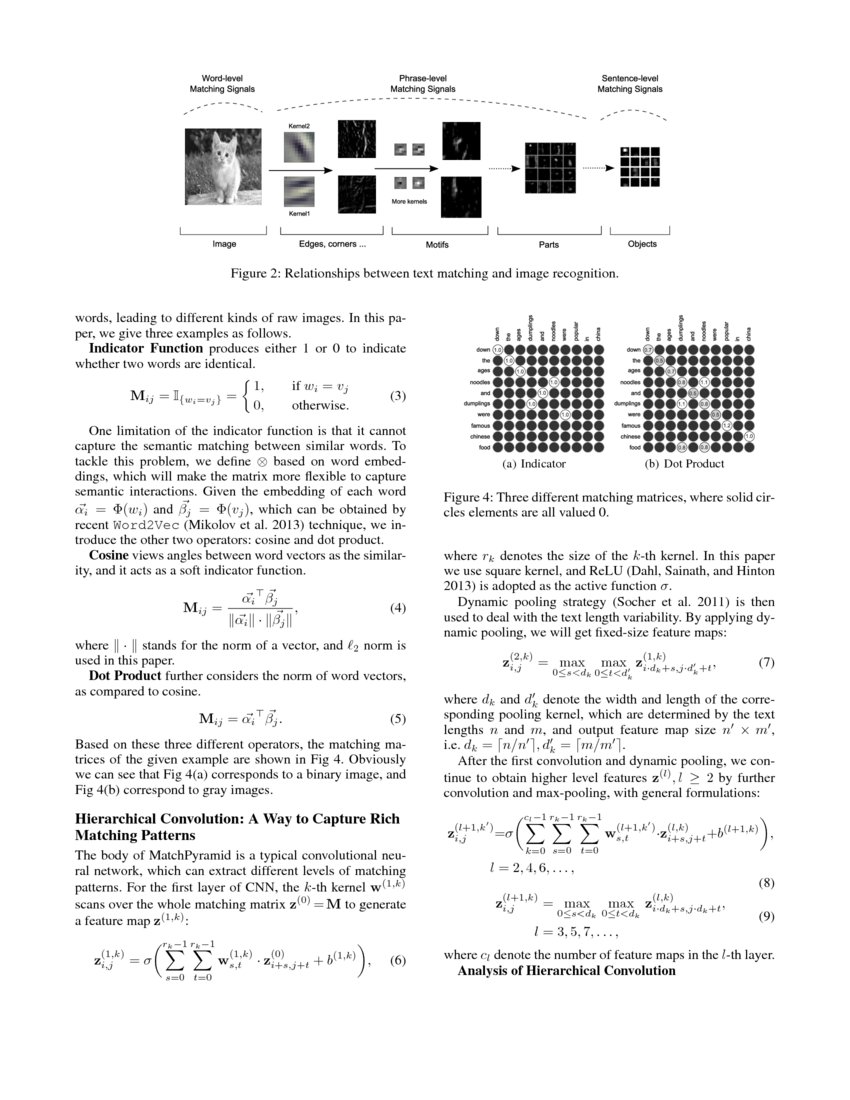 Text Matching as Image Recognition | DeepAI