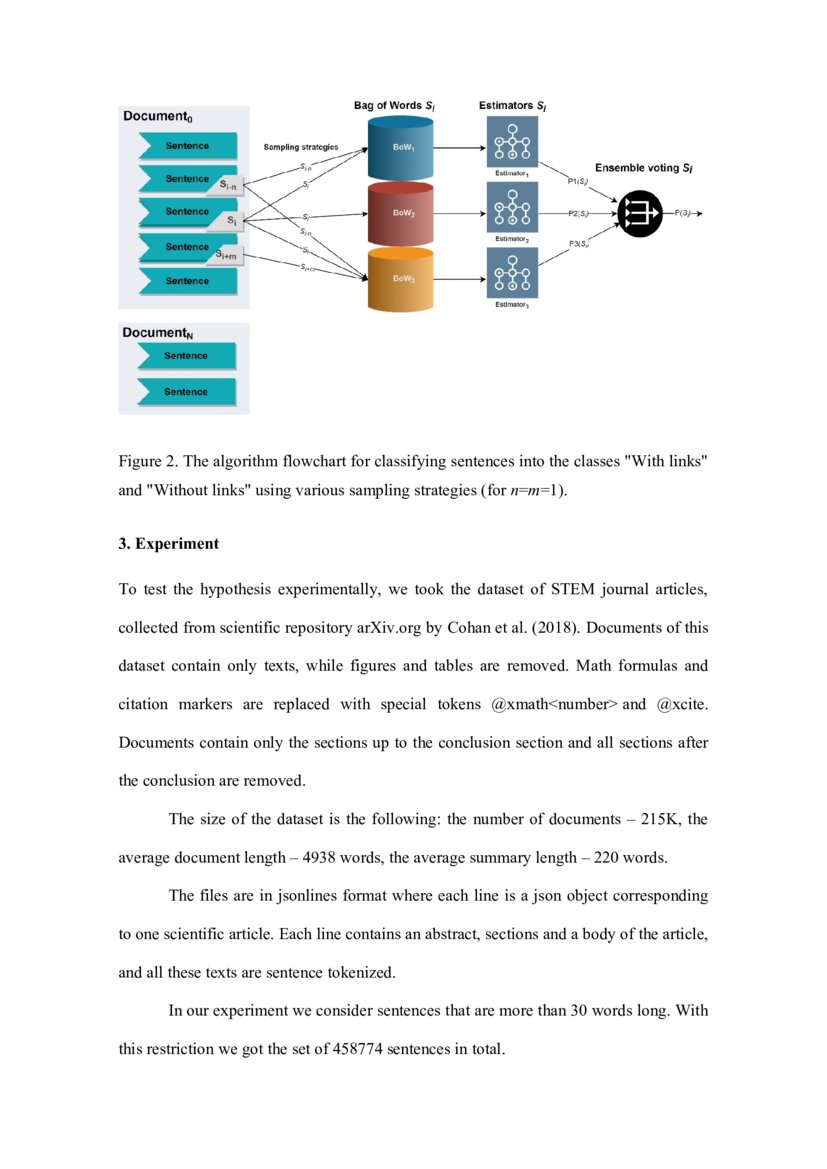 Text sampling strategies for predicting missing bibliographic links ... Text sampling strategies for predicting missing bibliographic links ...