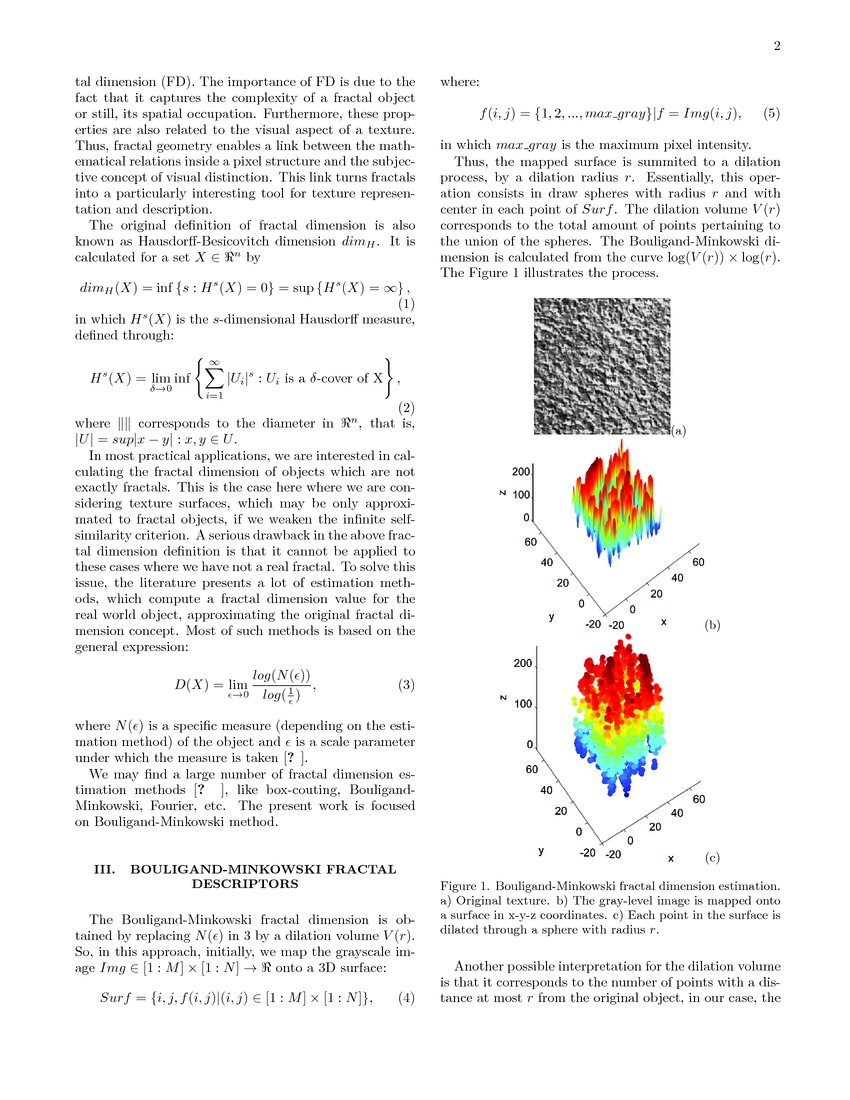 Texture Analysis By Multi Resolution Fractal Descriptors Deepai