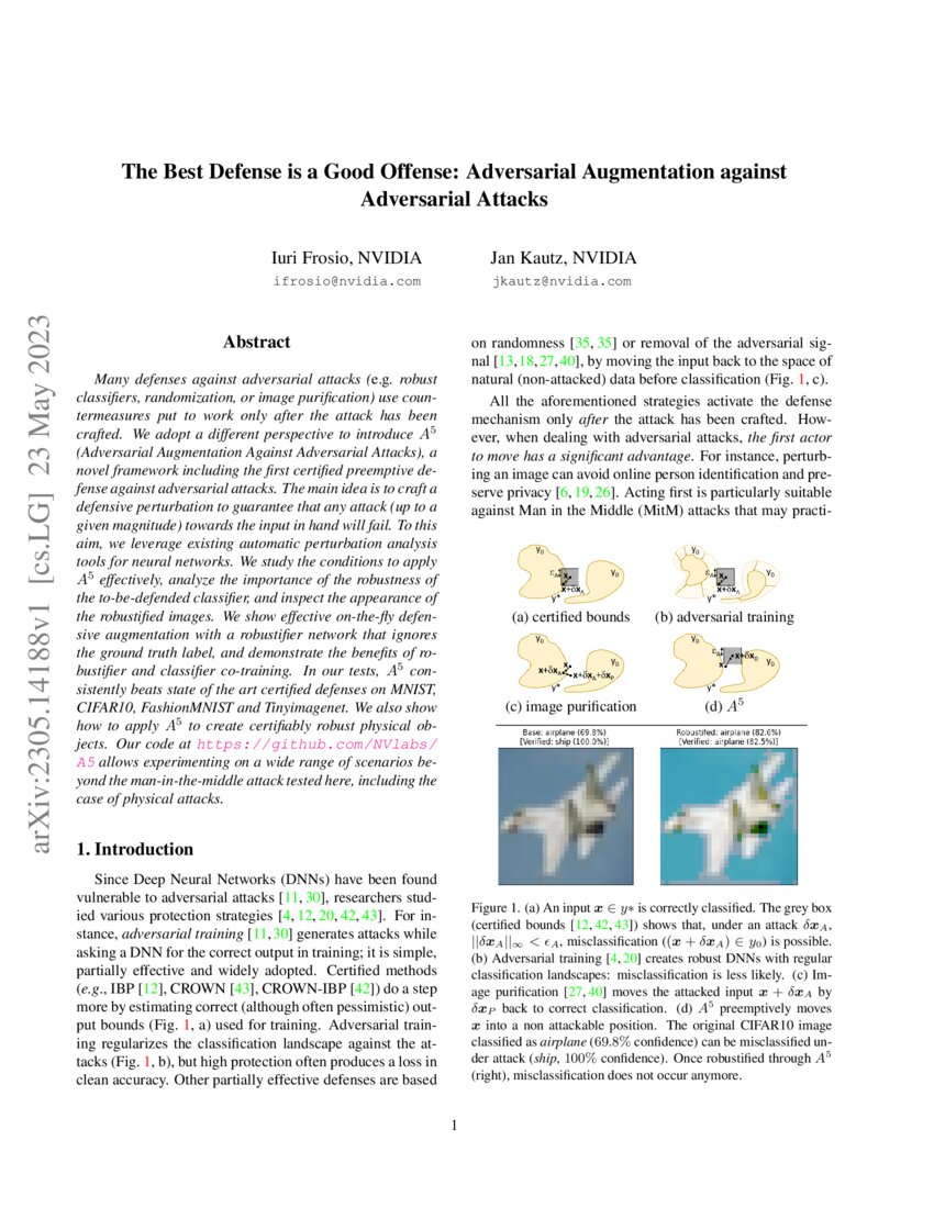 The Best Defense Is A Good Offense Adversarial Augmentation Against