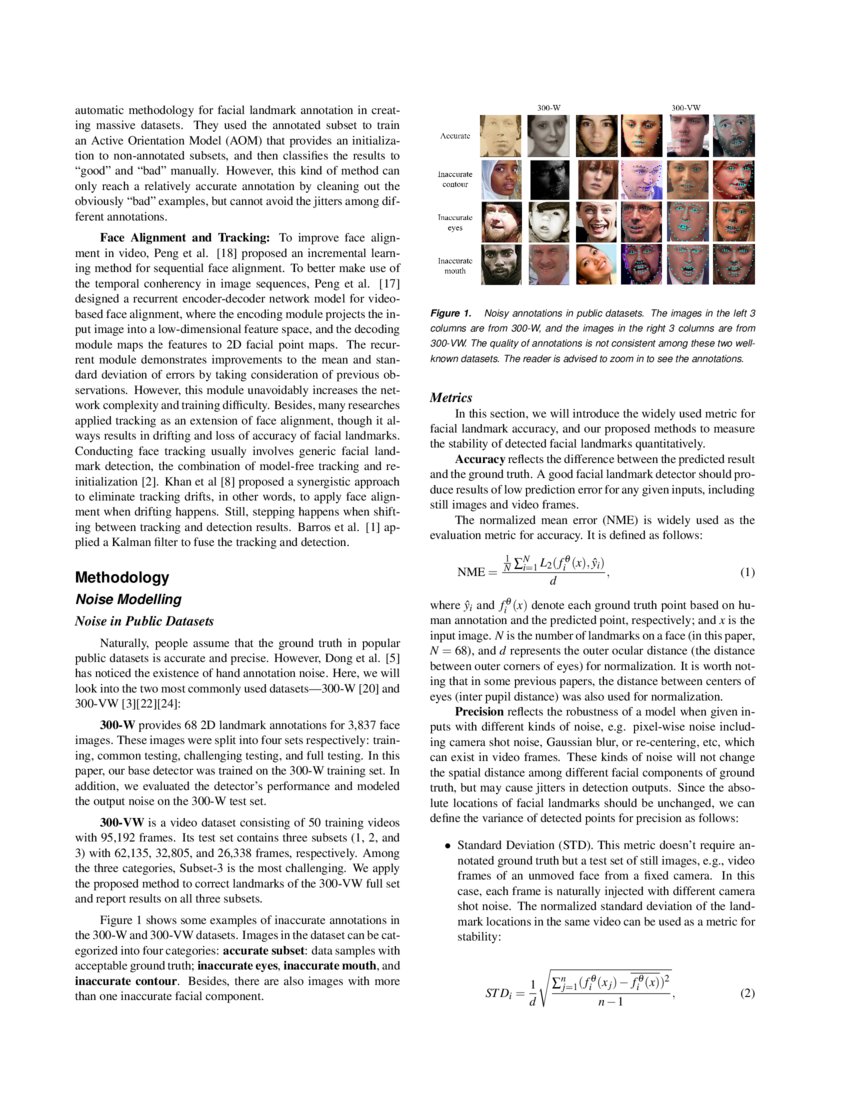 The Blessing and the Curse of the Noise behind Facial Landmark ...