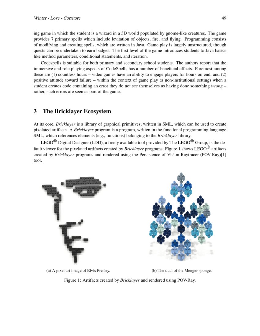 The Bricklayer Ecosystem - Art, Math, and Code | DeepAI