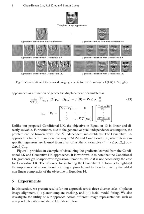 The Conditional Lucas And Kanade Algorithm Deepai 8643