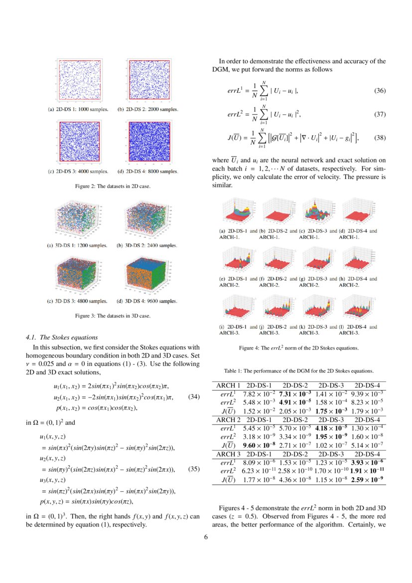 The Deep Learning Galerkin Method for the General Stokes Equations | DeepAI