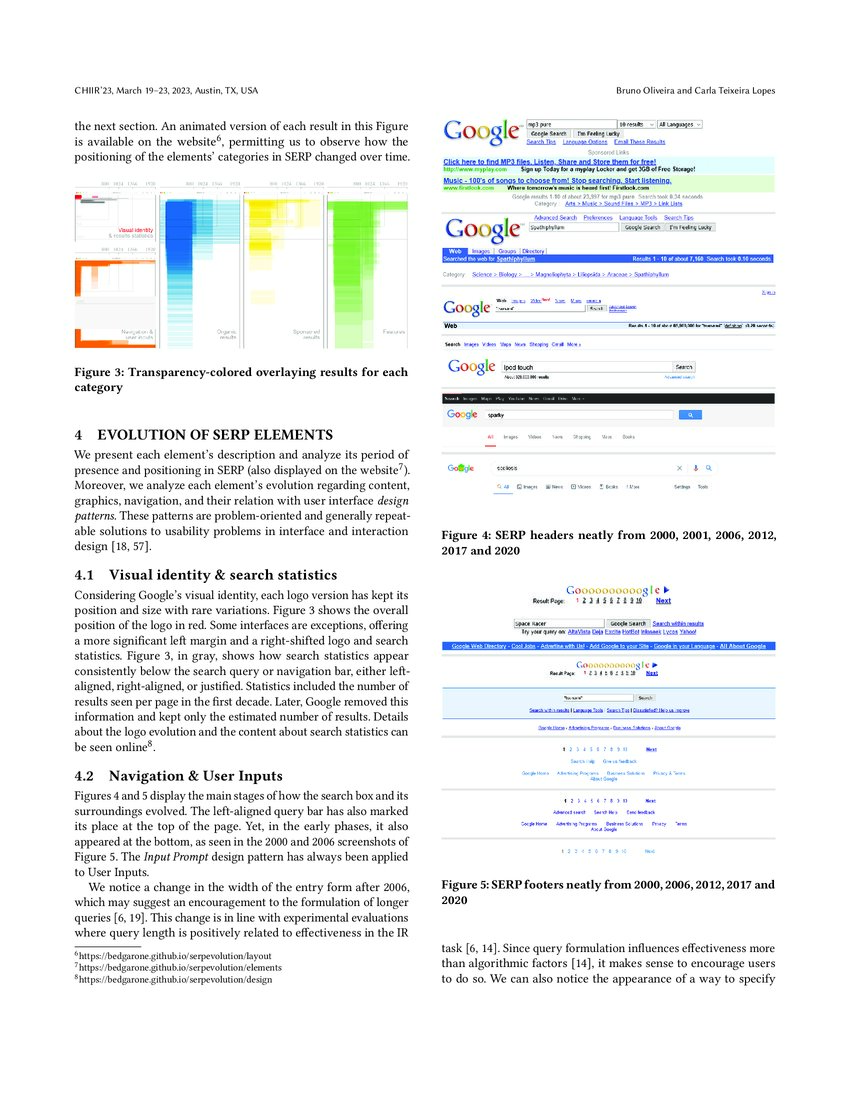 The Evolution of Web Search User Interfaces – An Archaeological ...