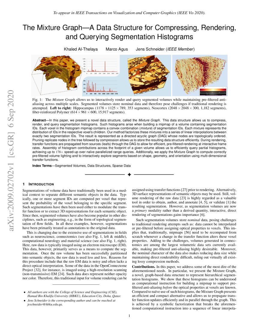 The Mixture Graph-A Data Structure for Compressing, Rendering, and ...