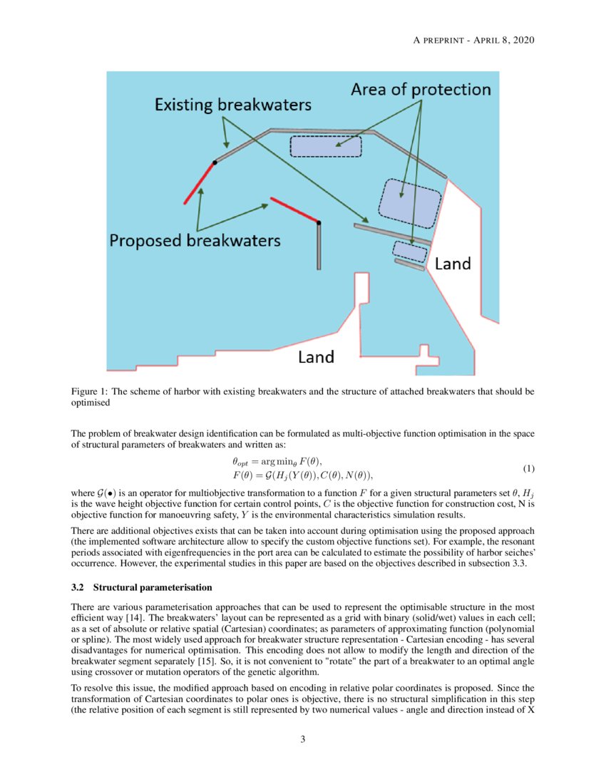 The multi-objective optimisation of breakwaters using evolutionary ... The multi-objective optimisation of breakwaters using evolutionary ...