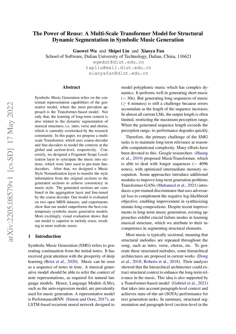 The Power of Reuse: A Multi-Scale Transformer Model for Structural Dynamic Segmentation in ...