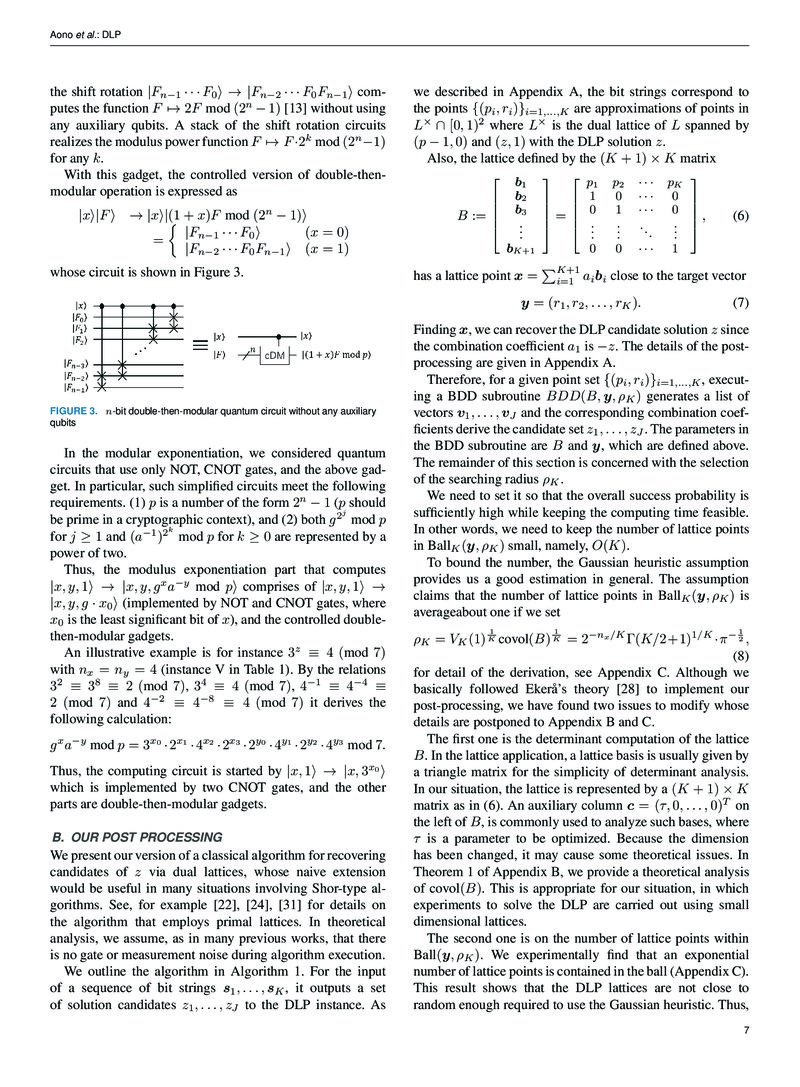 The Present And Future Of Discrete Logarithm Problems On Noisy Quantum Computers Deepai 6305