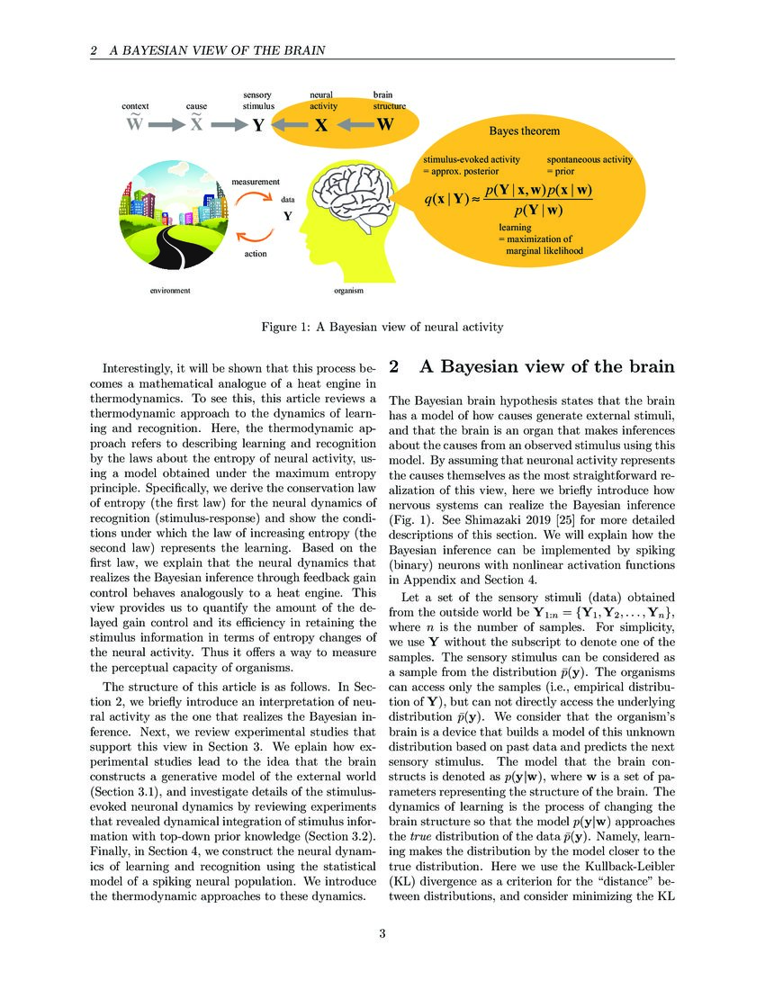 The principles of adaptation in organisms and machines II: Thermodynamics of the Bayesian brain ...