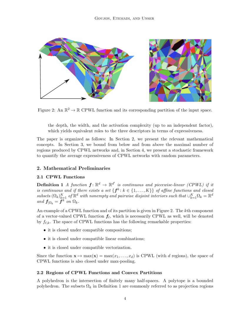 The Role of Depth, Width, and Activation Complexity in the Number of ...