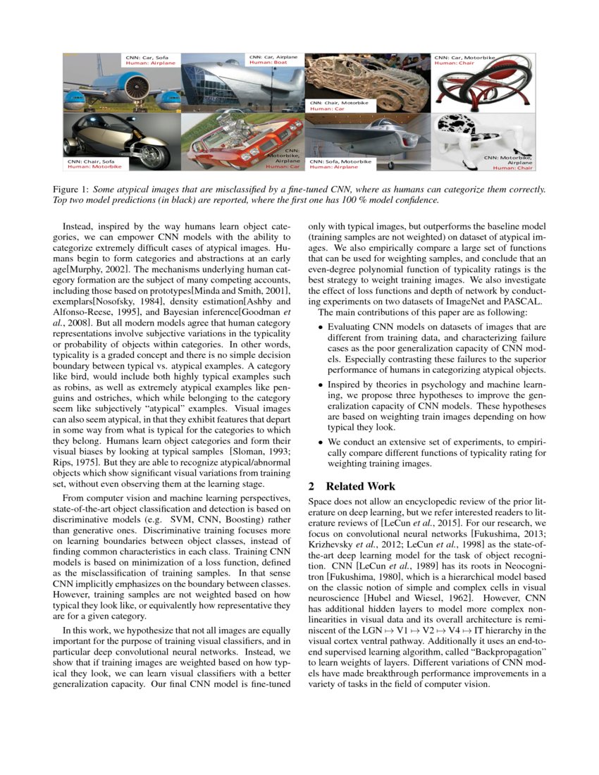 The Role Of Typicality In Object Classification Improving The Generalization Capacity Of