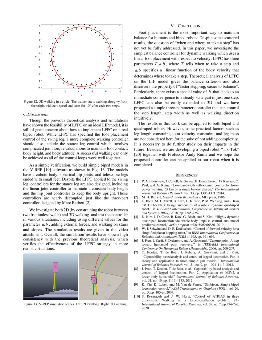 The Simplest Balance Controller for Dynamic Walking | DeepAI