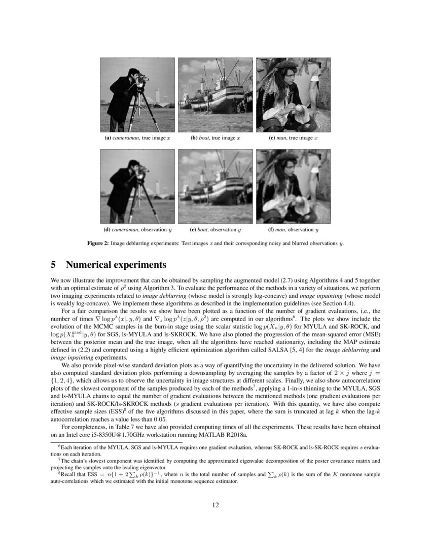 The split Gibbs sampler revisited: improvements to its algorithmic structure and augmented ...
